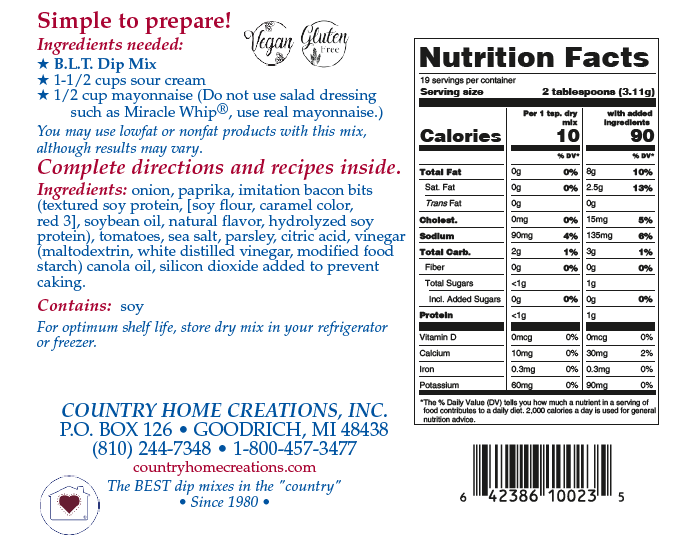 BLT Dip Mix – Country Home Creations